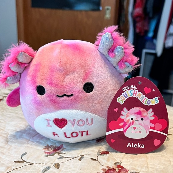 Squishmallows | Toys | Squishmallow Aleka The Axolotl Nwt 5 | Poshmark